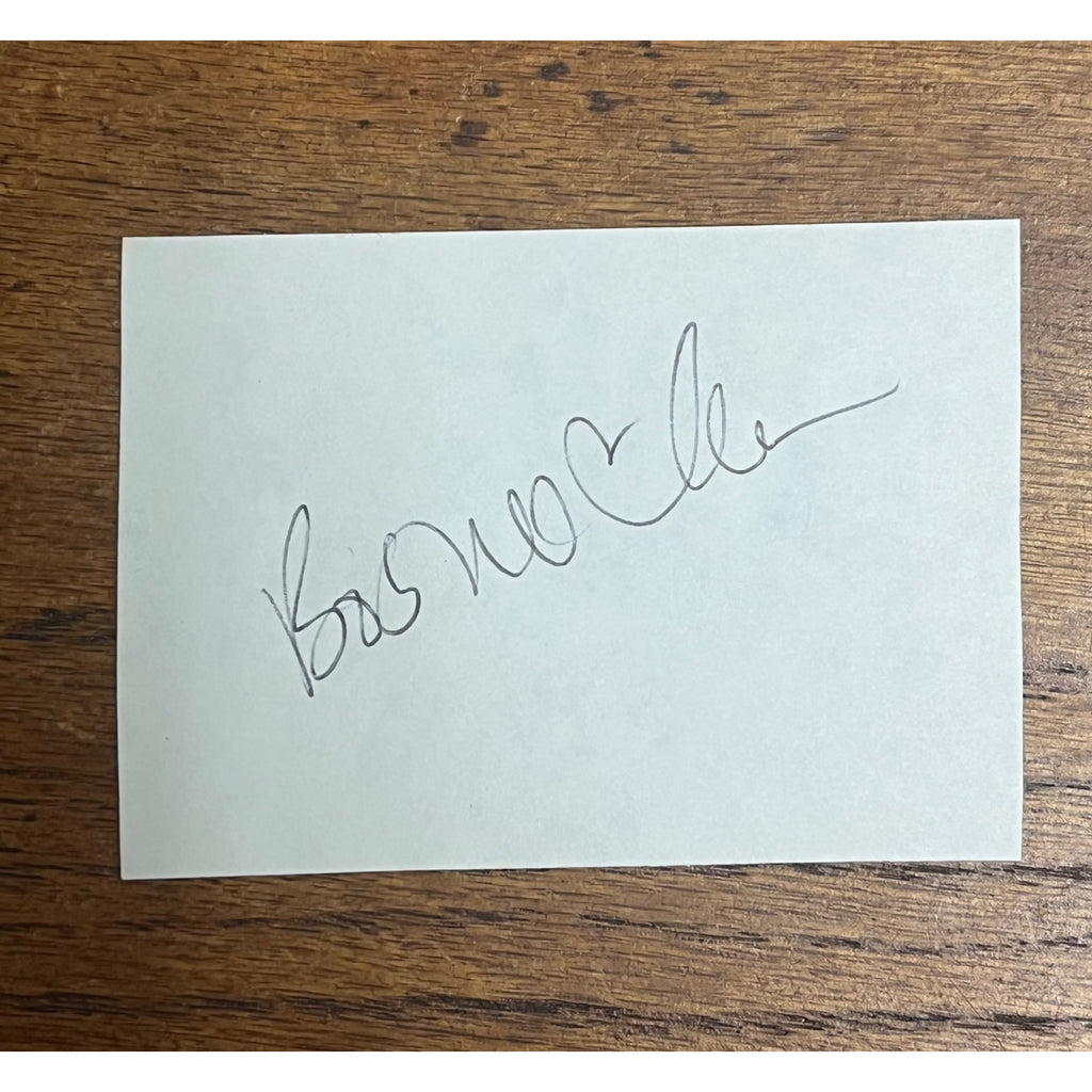 Bob McLure Signed Autographed Cut Index Card Milwaukee Brewers ...