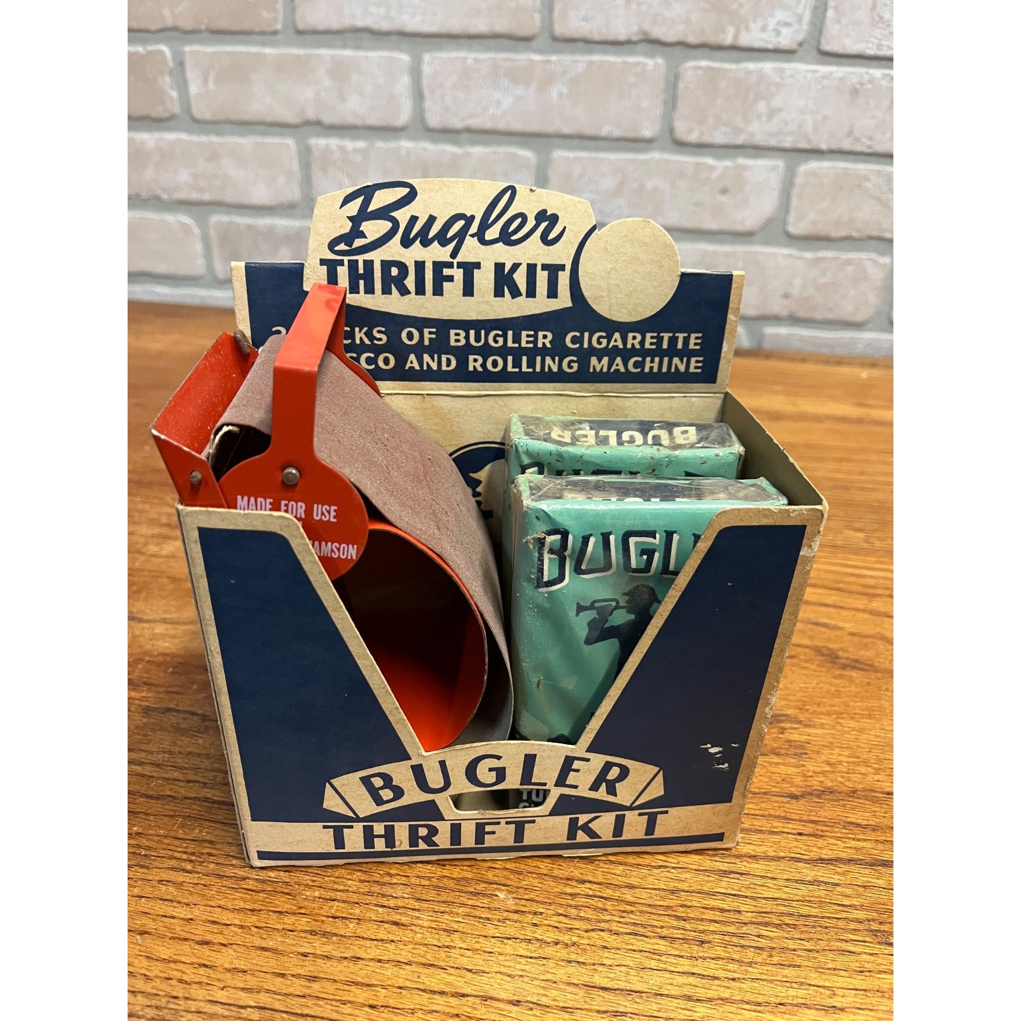 Vintage Bugler Thrift Kit Cigarette Rolling Machine in Original Box ...