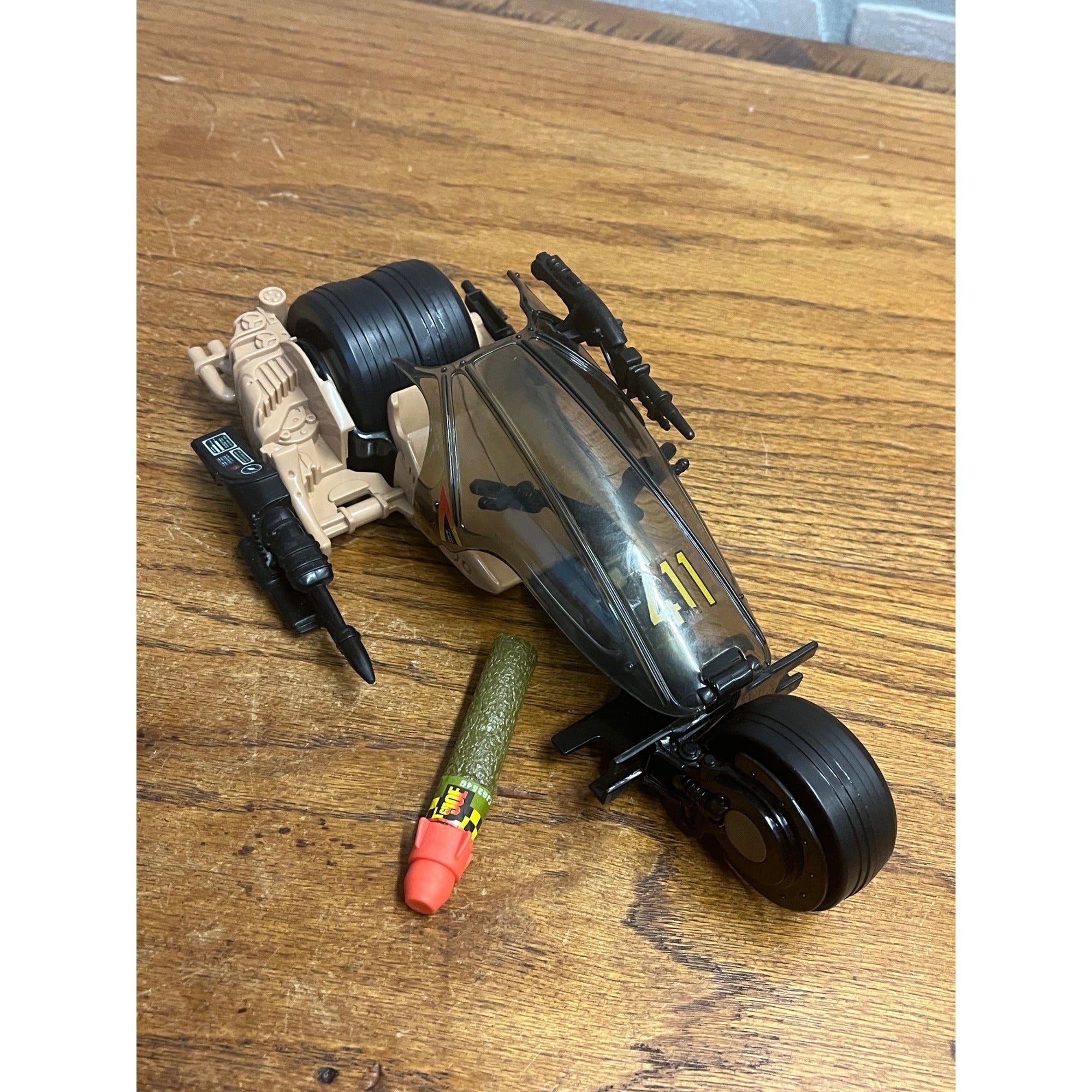 GI Joe Extreme 1995 Road Bullet Assault Cycle Hasbro Vehicle Near Comp ...