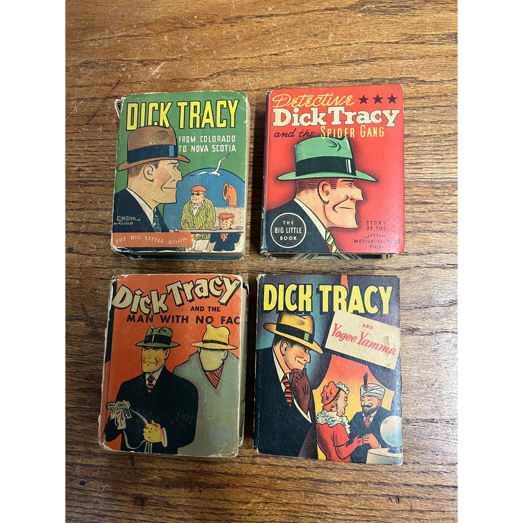 Big Little Book Lot (4) Dick Tracy Detective #749, #1412, #1446, #1491 ...