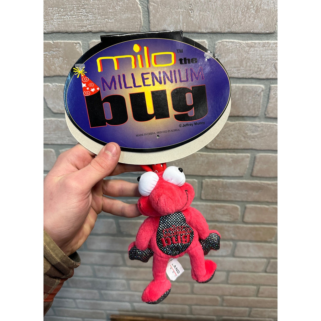 RED MILO THE MILLENNIUM BUG PLUSH TOY DOLL NEW WITH TAGS 2000 ...