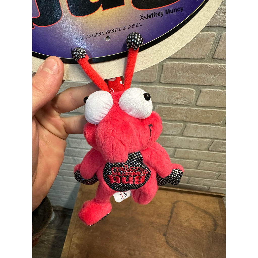RED MILO THE MILLENNIUM BUG PLUSH TOY DOLL NEW WITH TAGS 2000 ...