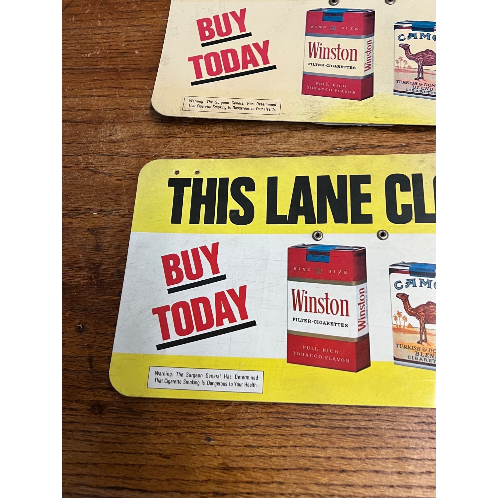 Vintage Cigarette Store Counter Display Sign Camel Winston Salem Lane ...