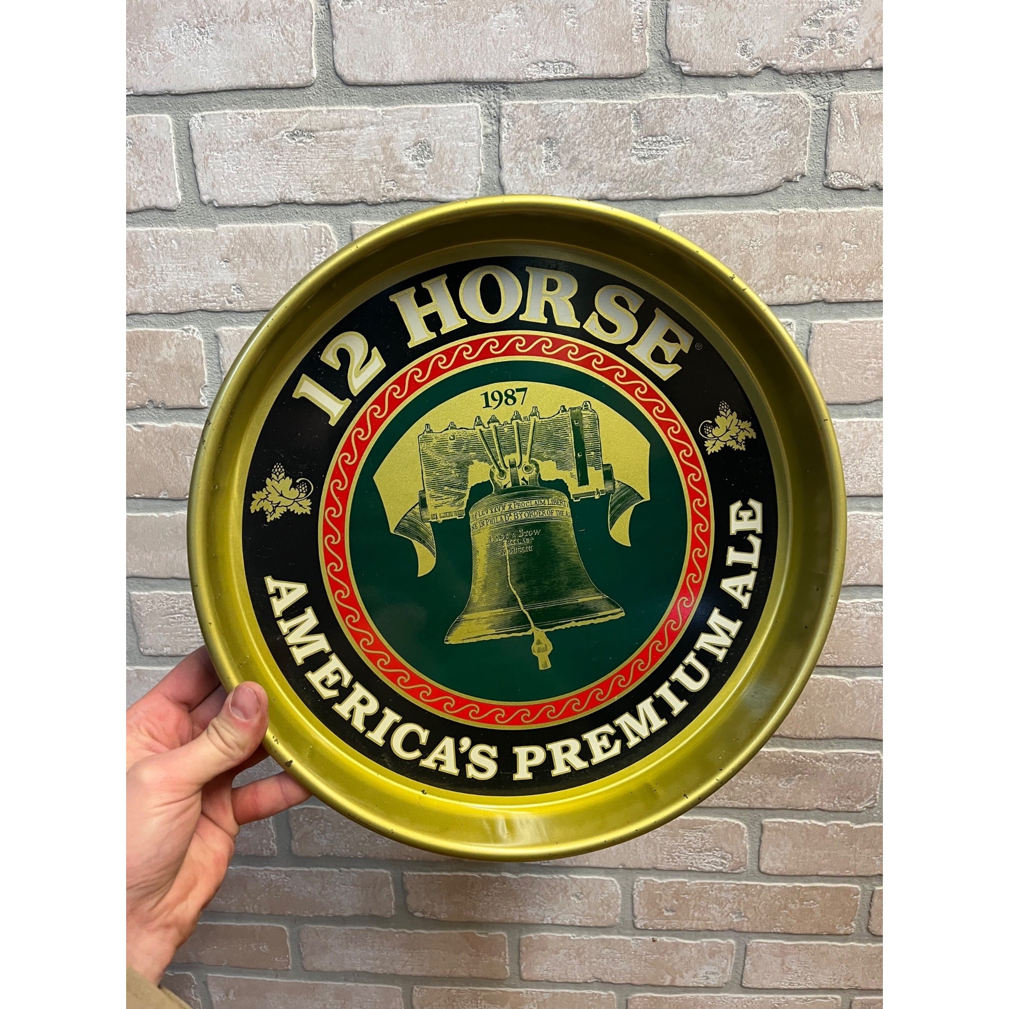 12 Horse America's Premium Ale Beer Serving Tray Advertising – Brothers ...
