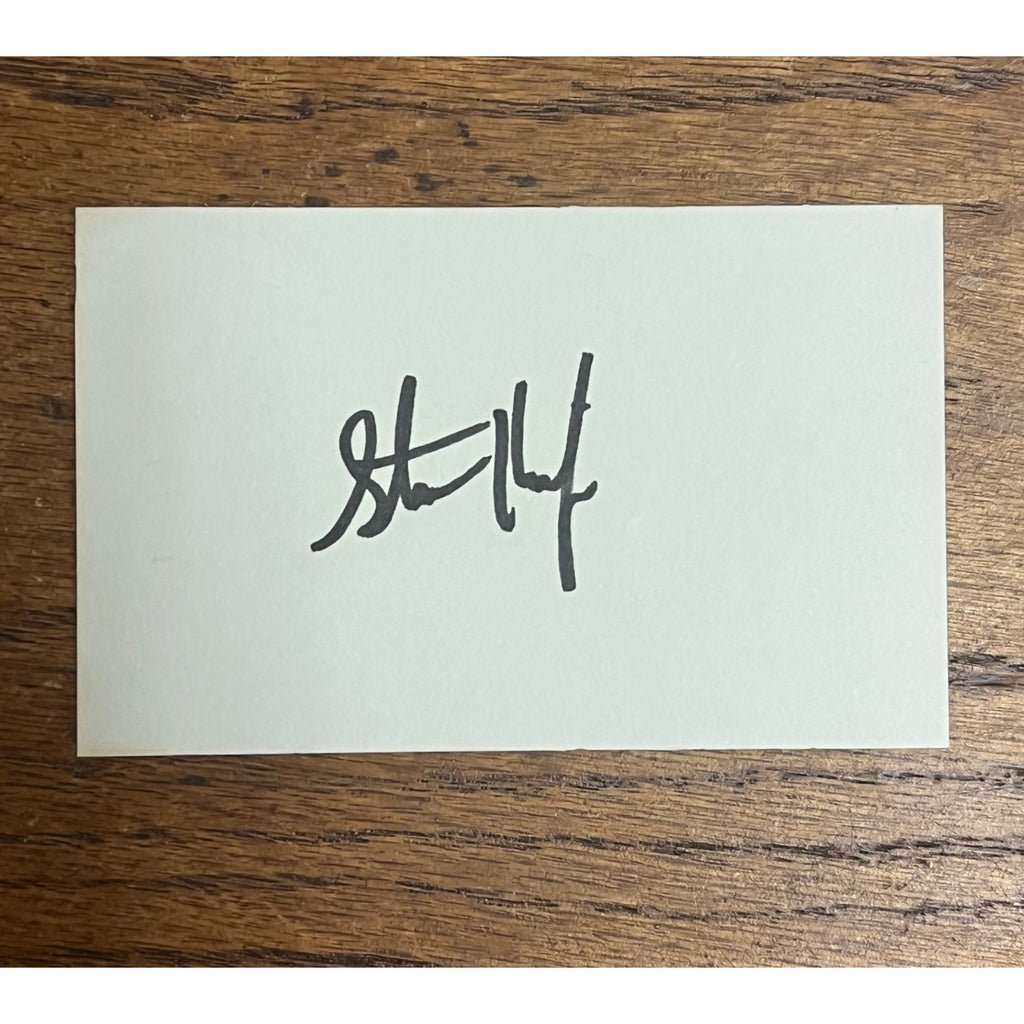 Steve Kiefer Signed Autographed Cut Index Card Milwaukee Brewers A's ...