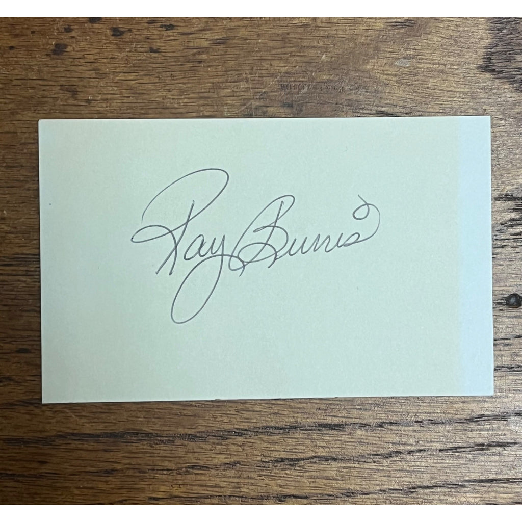 Ray Burris Signed Autographed Cut Index Card A's Expos Cubs – Brothers ...
