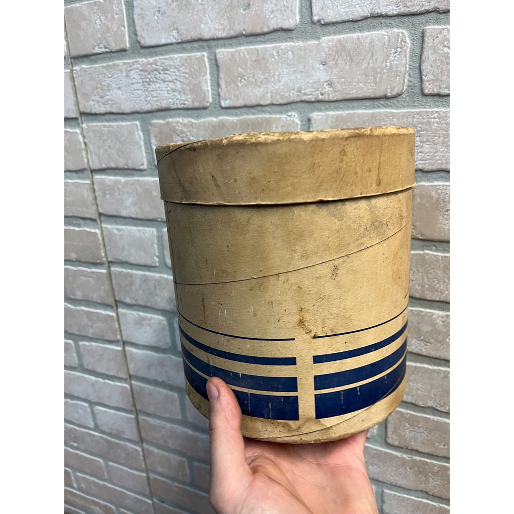 Vintage Ellendale Ice Cream Cardboard Can Canister Janesville Pure Mil ...