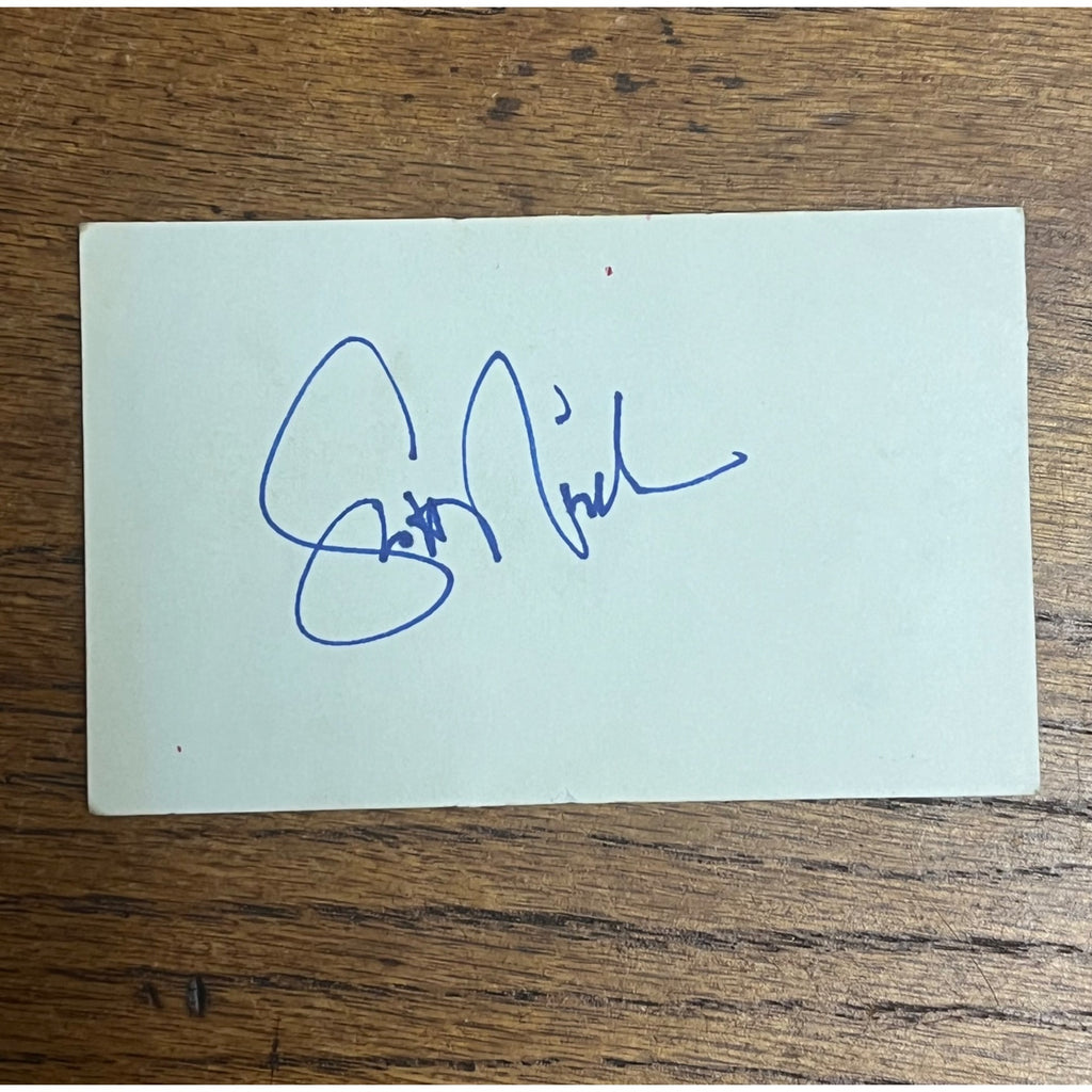 Scott Nielsen Signed Autographed Cut Index Card Yankees – Brothers Antiques