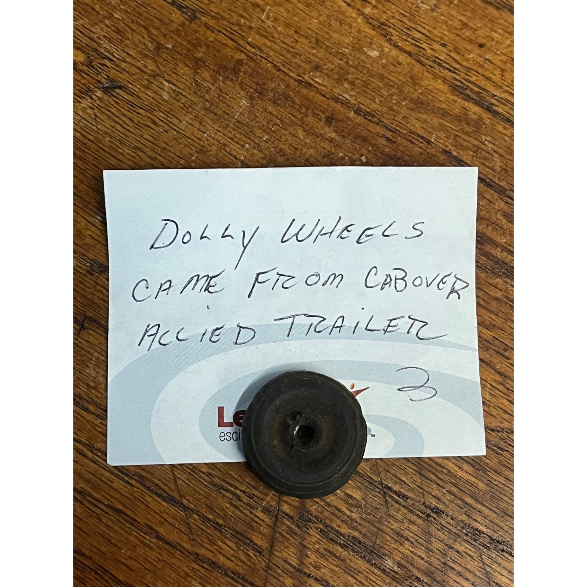 Original Tonka Part Rubber Tire for Semi Trailer Landing Gear Dolly St ...
